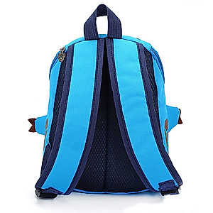 HANZE Dinosaur Backpack Toddler Kids Child Cute Fashion Waterproof 3D Cartoon Bag for Boys and Girls Toddlers, Blue…