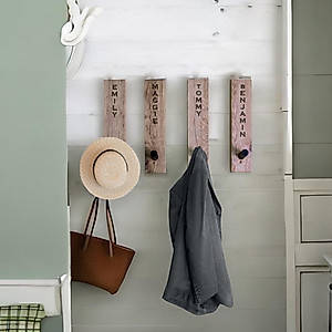 Personalized Wall Hooks, Towel Hooks, Coat Hooks