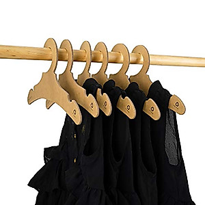 KOOBAY 11" Recycled Paper Hangers Kids Cardboard Clothes Hangers and Compressed Strength Big( 30PCS)