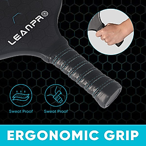 Pickleball Paddles Set of 2 Rackets with 4 Balls and 1 Pickleball Bag Pickle Ball Rackets for Women & Men with Grip Tape Pickleball Set Racquet Lightweight (Honeycomb)