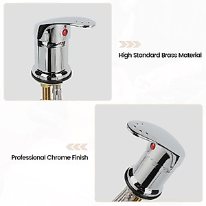 Toriexon Salon Shampoo Bowl Faucet Vacuum Breaker Kit, Faucets for Shampoo Bowls with Hose and Sprayer Replacement Part, Shampoo Sprayer, Vacuum Breaker, Hair Salon Faucet Sprayer Hose Set