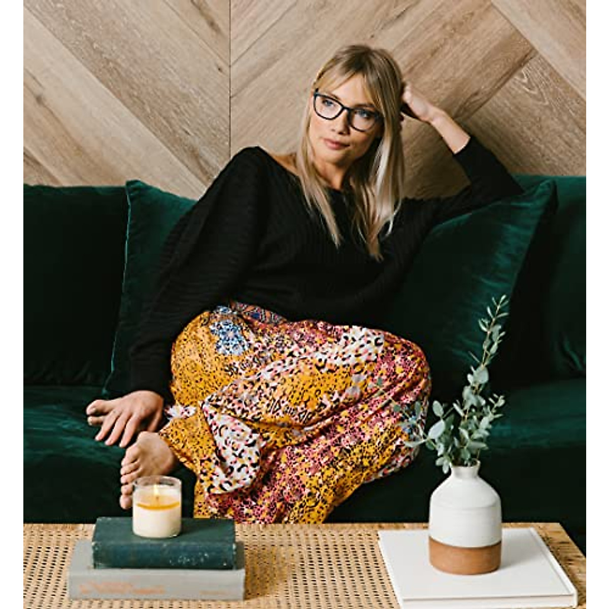 peepers by peeperspecs womens Bengal Blue Light Blocking Reading Glasses, Navy Tortoise, 54.9 US