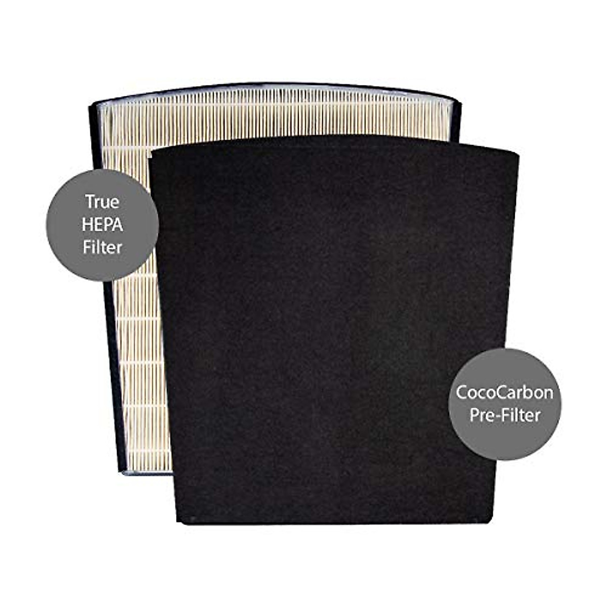 LivePure Bali Series Multi-Room Whole House Large Console Air Purifier, True HEPA Filter Captures Allergens, Smoke, Mold, Pollen, Dust Mites, Slate Black