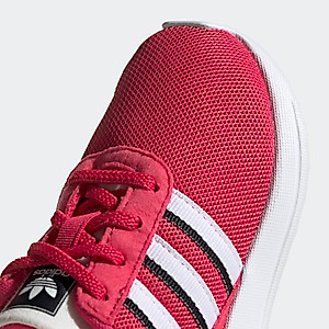 adidas Originals Kids' LA Trainer Lite Elastic Sneaker, Power Pink/White/Black, 4k US