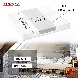 XUDREZ Home Bed Bridge, Twin to King Mattress Connector Converter Kit with Split King Bed Gap Filler Mattress Connector Adjustable Strap with Anti Slip Dual Loop Design to Create King and Queen