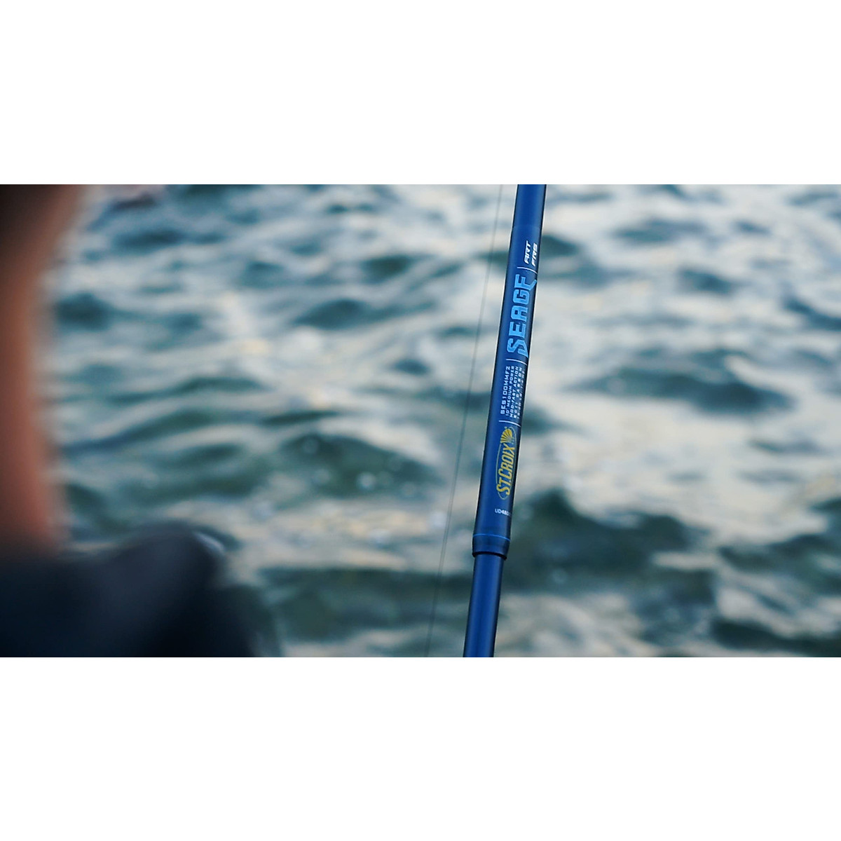 St. Croix Rods Seage Surf Spinning Rod, 9'0"(SES90MLMF2), Blue Granite