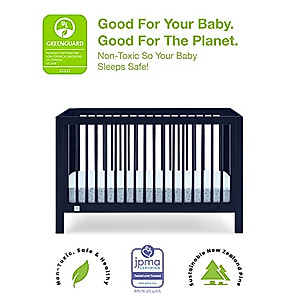 babyGap by Delta Children Charlie 6-in-1 Convertible Crib - Greenguard Gold Certified, Navy