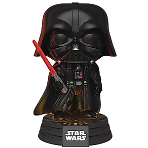 POP Star Wars: Darth Vader Electronic with Lights and Sound Funko Vinyl Figure (Bundled with Compatible Box Protector Case), Multicolor, 3.75 inches