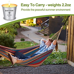 Citronella Candles Outdoor - 9 Packs 2.2oz Bulk Citronella Candles Set for Patio Home Balcony Garden, 135H Burning Time Natural Soy Wax Candles, Small Bucket Candles for Summer Gifts, Camping, Party