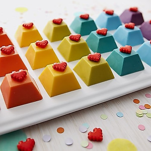 Wilton Silicone Gem Shapes Candy Mold, 12-Cavity