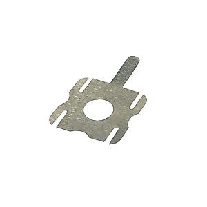 NIONSUPPLY 50pcs 4P H type T type Nickel Plated Steel Strips Sheet Soldering Tabs for DIY 18650 Lithium Battery Pack, Battery Connector Tab Battery Cell Spot Welding Welder (4P Square)