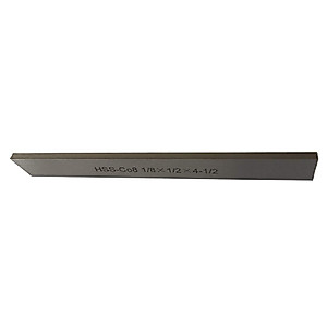 LLDSIMEX Set of 2 8% Cobalt 1/8" x 1/2" x 4-1/2" for Lathe Parting Cut Off Blade Parallel Tyle