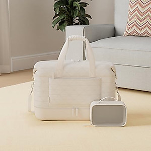 ETRONIK 30L Women's Travel Duffle Bag with 17-inch Laptop Compartment, Shoe Pocket & Toiletry Bag