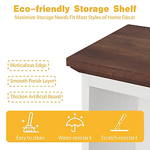 blini 5 Shelf Tall Bookcase with Glass Doors White Bookshelf 31in Wide Display Standing Storage Shelf 72in Tall Wood Book Shelves for Bedroom Living Room Office Library