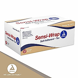 Dynarex Sensi Wrap, Self-Adherent 3" x 5 yds Tan 24/Cs