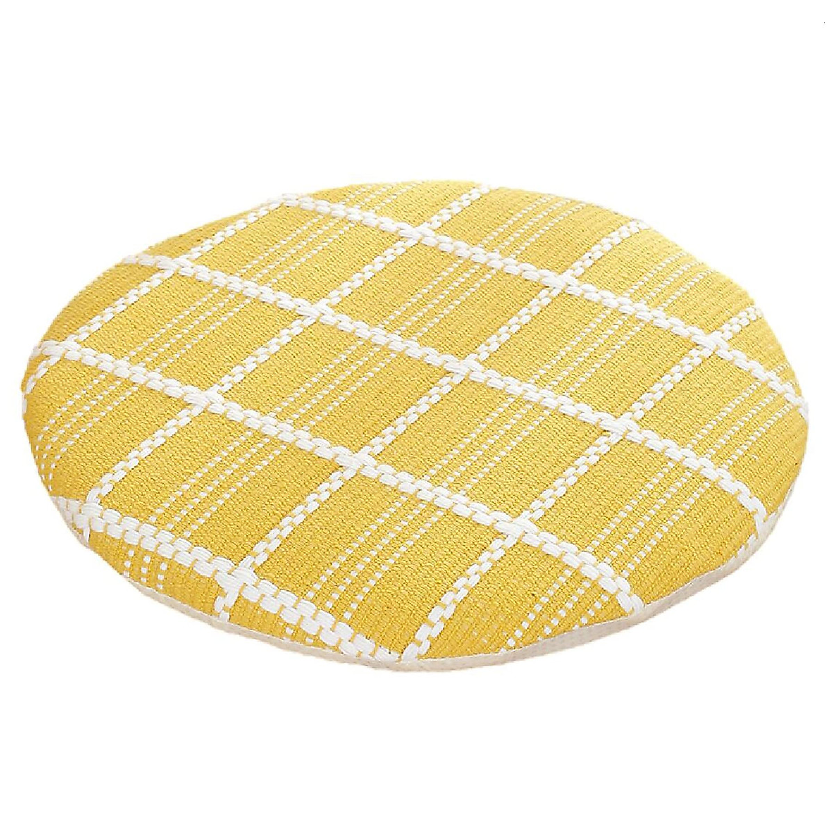 Bar Stool Cushions Round 18 Inch Memory Foam Seat Cushions Thick Non Slip Chair Pad Cover Tatami Kitchen, Cafes, Office Cushion Zipper Washable (18 inch, L)