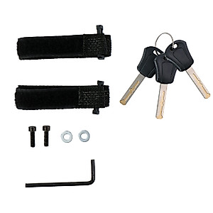 Dunlop Sport Bicycle Lock Black 85 x 7 x 5 cm