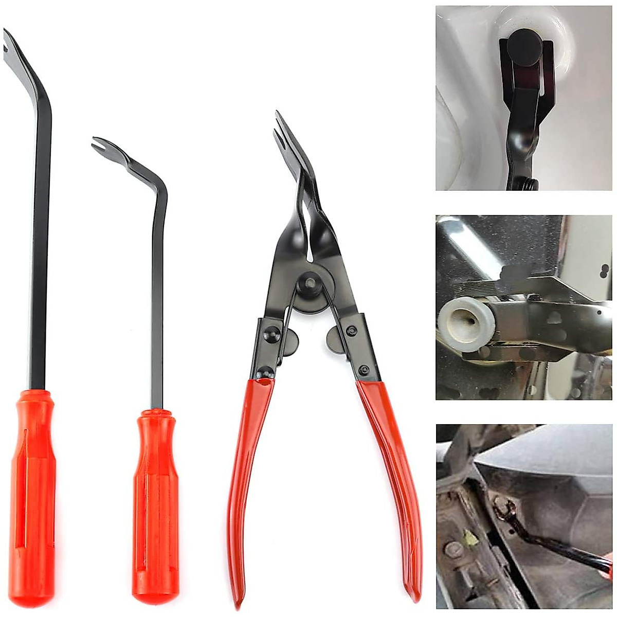 JOJOY LUX 41 Pack Auto Trim Removal Tool Set for Car Audio Dash Door Panel Window Molding,Auto Clip Pliers Fastener Tool Kit, Car Upholstery Repair Kit, Tool Kit with Zipper Bag