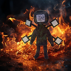 Nobior Skibidi Toilet Toy Plush,Cameraman Plush,Speakerman Plush.Fun and Whimsical Trio: Cameraman Plush, Skibidi Toilet Toy Plush, and Speakerman Plush Set for Kids and Collectors!