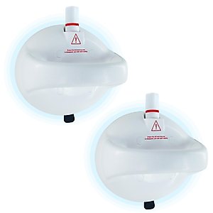 YYDENTOOL 2 Pack Upgraded Suction Grab Bars for Showers and Bathtubs with Vacuum Suction Cup & Color Indicator,Tool Free Shower Handles for Elderly Suction,Shower Safety Grab Bars for Seniors