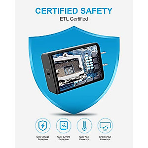 USB C Charger - NANAMI 30W USB Wall Charger PD3.0 Fast Charging Block for iPad Pro/Air/Mini, Mobile Charger Adapter for iPhone 14/13/13 Pro/13 Pro Max/12, MacBook Air, Samsung Galaxy S23/S22/S21/S20