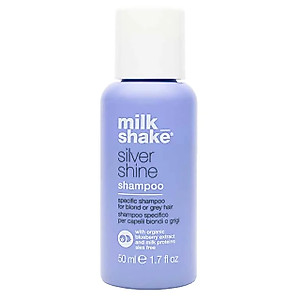 milk_shake Silver Shine Purple Shampoo for Blonde Hair - Blonde Shampoo for Brassy Hair 100% SLES-Free 1.7 Fl Oz