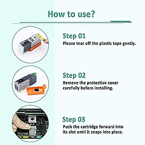 5 Packs Compatible Ink Cartridges PGI-250XL CLI-251XL C A K E Ink Replacement for 250 Ink 251 Ink Use for Pixma MG5420 MG5520 MG5620 MG6620 MG6320 MG6420 MG7120 MG7520 MX722 MX922 iX6820 iP7220 iP8720