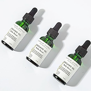 Oregano Oil Body Serum - All Natural Potent Formula to Help Nourish and Heal The Skin & Treat Eczema, Ringworm, Jock Itch, Cracked Skin, Nail Fungus and Much More - Vegan Made in The USA