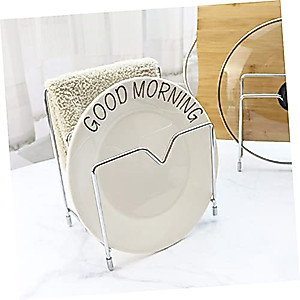 NUOBESTY 2pcs Stainless Steel Over The Sink Dish Rack in-Sink Dish Racks Stainless Dish Rack in Sink Dish Rack Dish Drying Rack Cutting Board Holder Chopping Board Drain Rack Dish Shelf