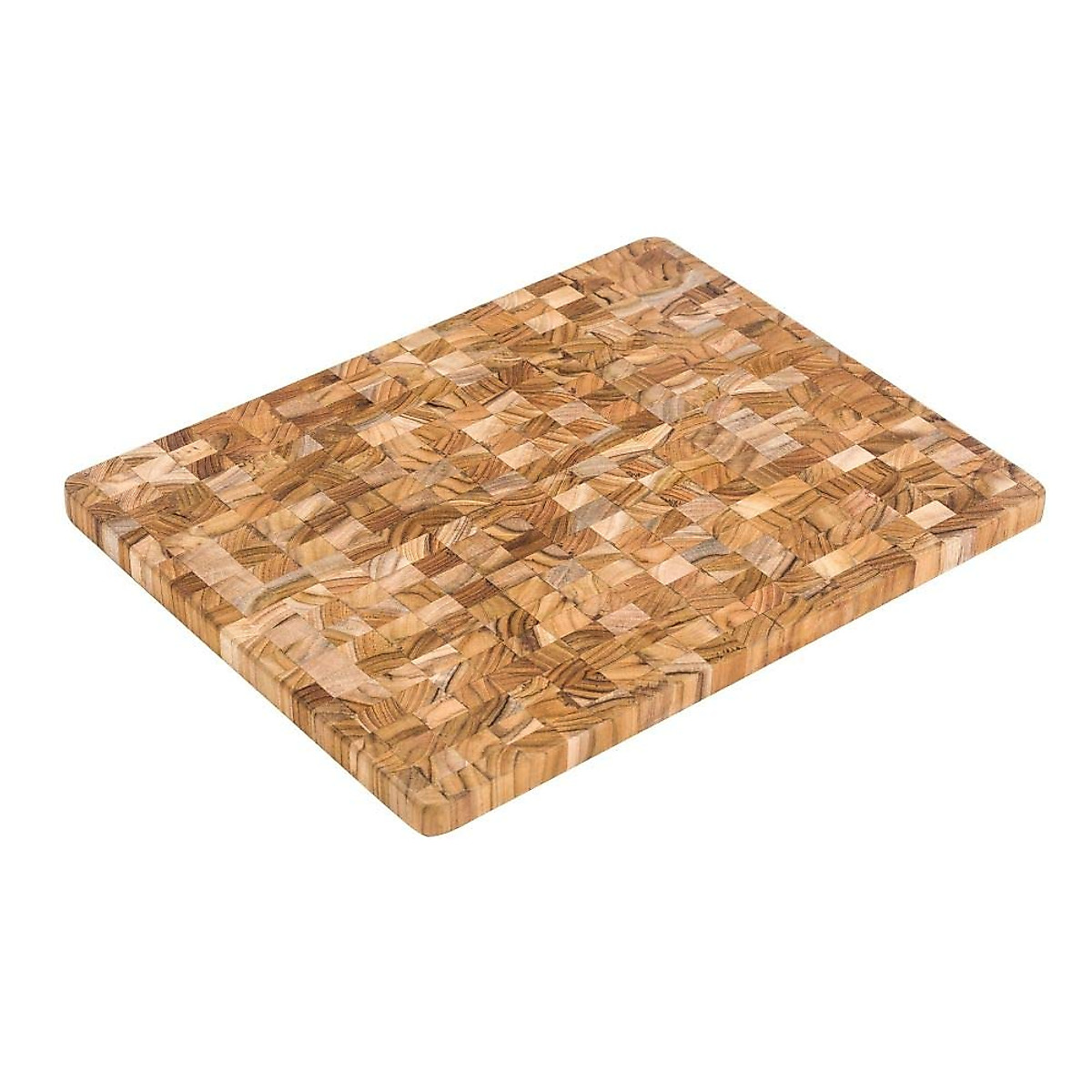 TeakHaus Scandi 18 x 14 Inch Rectangular End Grain Reversible Board