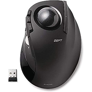 Elecom M-DT1DRBK Wireless 8-Button Tilt Mouse
