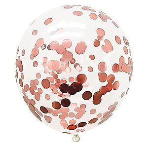 NOLITOY 20pcs 16 confetti balloons party balloons supplies printing balloons number ballons rose gold balloon garland decor birthday balloons latex balloons decorate balloon supplies baby