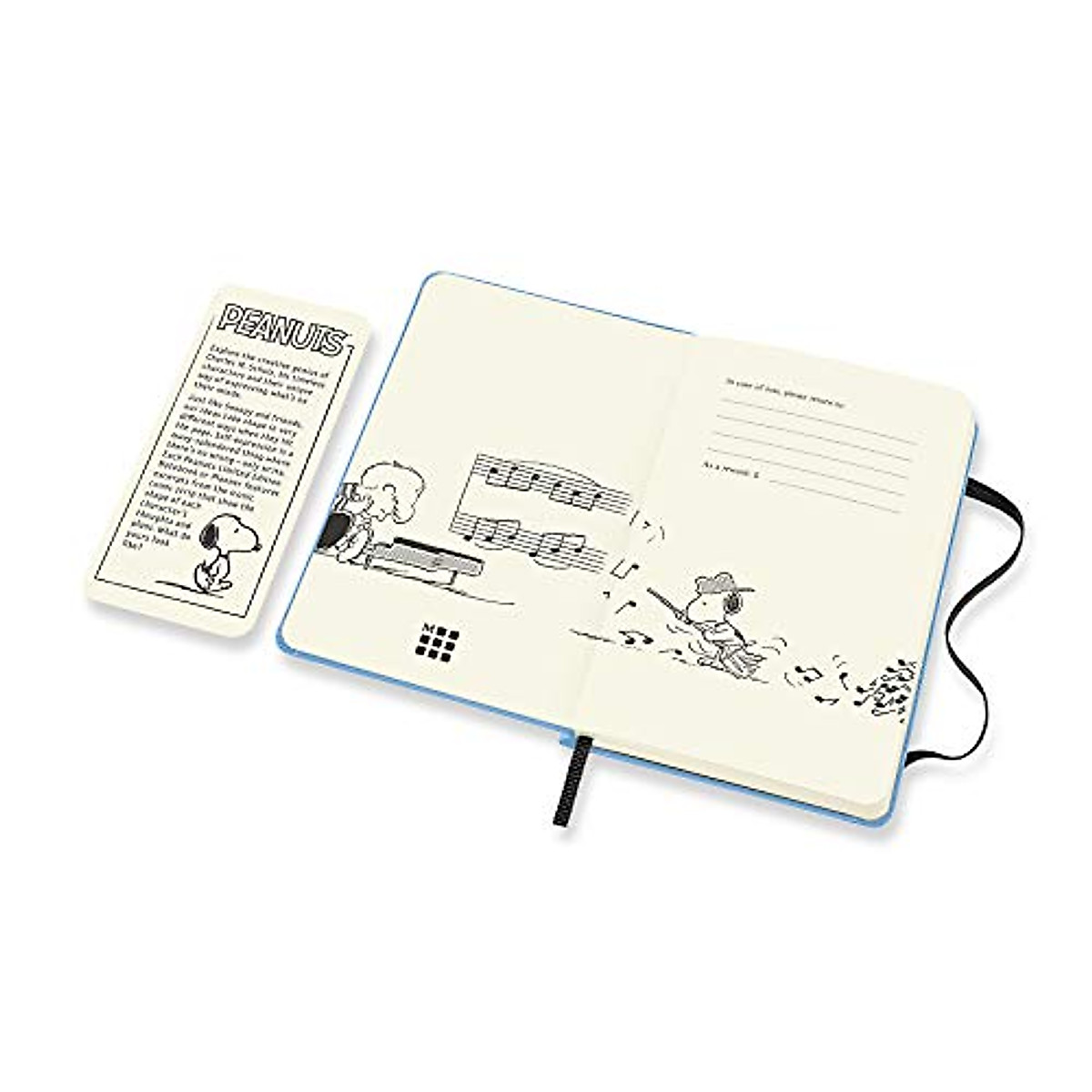 Moleskine Limited Edition Peanuts 18 Month 2021-2022 Weekly Planner, Hard Cover, Pocket (3.5" x 5.5"), Blue
