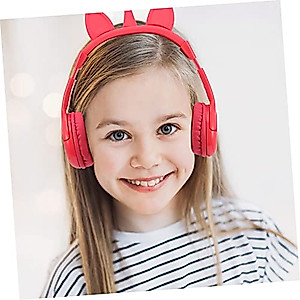 KOMBIUDA 3pcs cat Ear Headphones Gaming Headset on Ear Headphone Over Ear Headphone Over The Ear Headphones Bunny Headphone Kid Headphones Kids Headset Child Accessories Cartoon