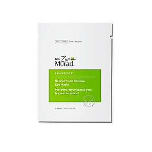 Murad Dr. Zion Retinol Youth Renewal Eye Masks – No-Slip Under Eye Patches for Fine Lines, Wrinkles, Crow’s Feet and Puffy Eyes - Full Absorption Treatment Strips, 5 Pairs