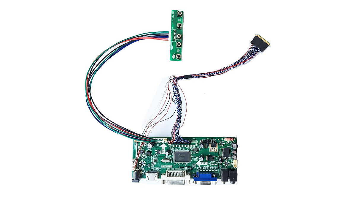 COOERQI LCD Controller Board Monitor kit for 8.9" 1024X600 B089AW01 V.1 ...