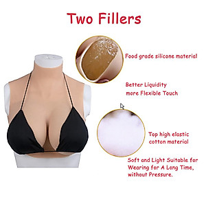 Fake boobs Silicone Breastplate Silicone breasts froms for Crossdressers Breast plates Fake breasts Cosplay