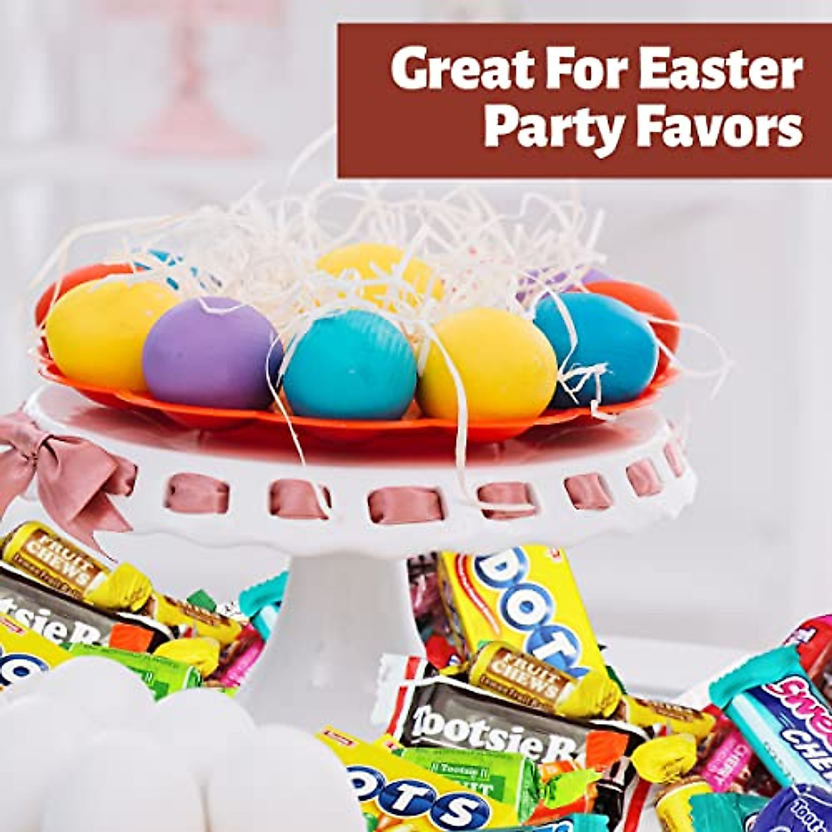 Assorted Bulk Candy, Individually Wrapped - Bulk Candy 5 LB Box Variety Pack with Tootsie Rolls, Tootsie Pops, Assorted Laffy Taffy's, Dots, Twizzlers, Assorted Jolly Rancher & Snacks More!