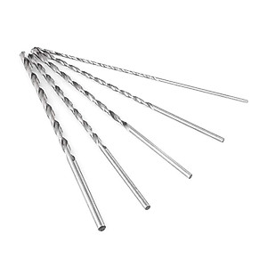 Extra Long Brad Point HSS Drill Bit, 2-5mm Diameter x 150mm Length, Straight Shank Drill Bits for Wood Plastic and Aluminum