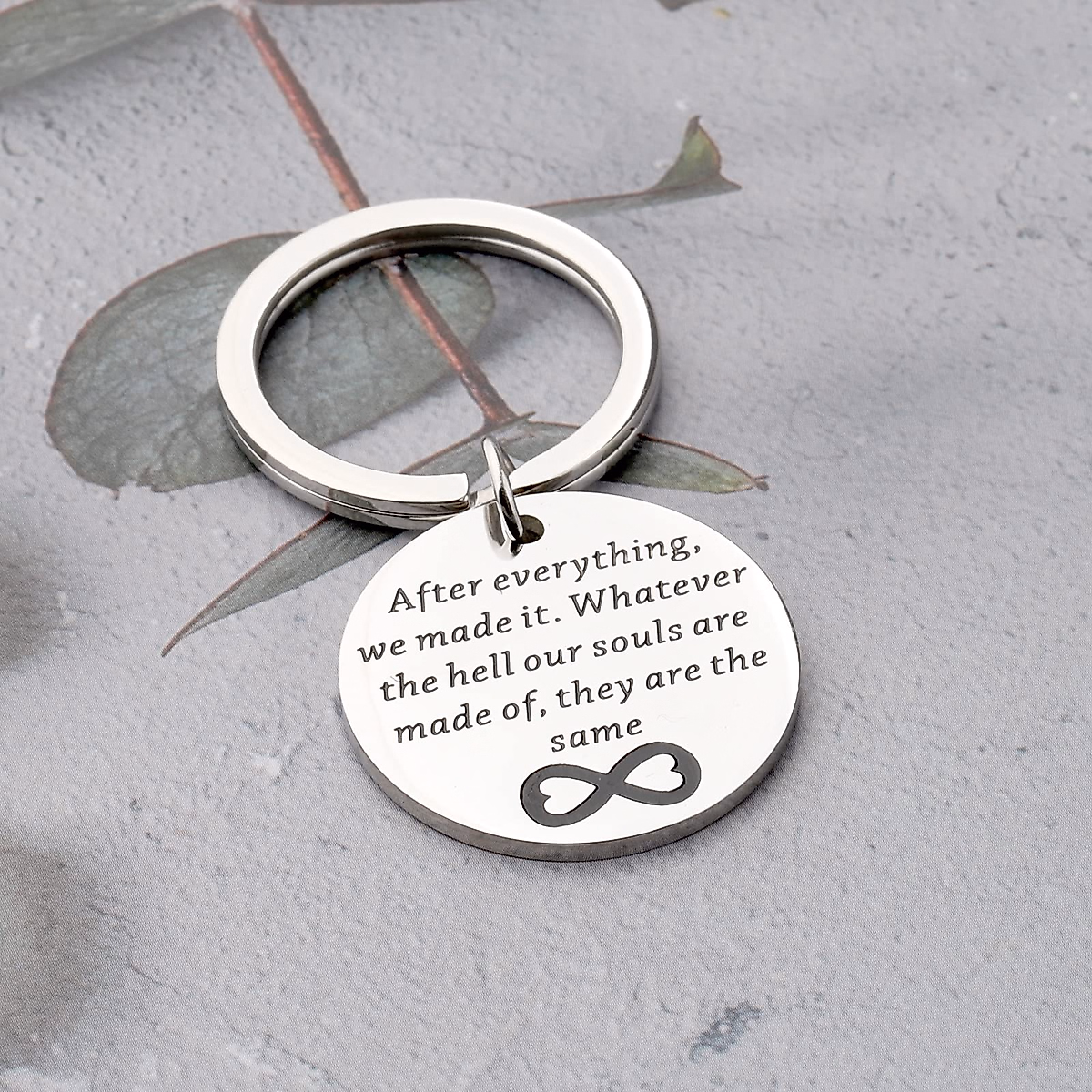 FAADBUK After Movie Inspired Gift Hardin Scott Quote Hardin & Tessa Gift (After Keychain)