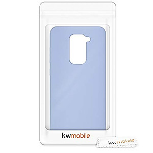 kwmobile Case Compatible with Xiaomi Redmi Note 9 Case - TPU Silicone Phone Cover with Soft Finish - Light Blue Matte