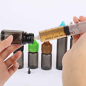 20pcs 30ml Soft PET Unicorn Dropper Bottle Liquid Refill Bottle Liquid Applicator Bottle