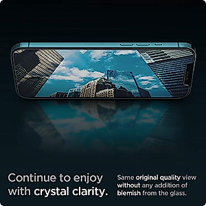 Spigen Tempered Glass Screen Protector [GlasTR EZ FIT] designed for iPhone 12 Pro Max (2020) [6.7 inch] [Case Friendly] - 2 Pack