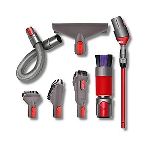 Replacement Attachments for Dyson V15 V12 V11 V10 V7 V8 Absolute Detect Traceless/Soft/Stiff Bristle Extension HoseBrush Crevice Tool