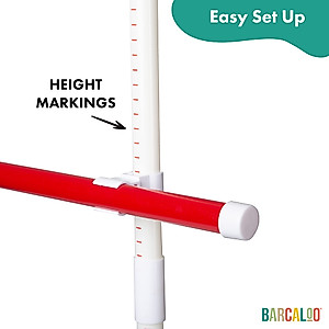 Barcaloo Limbo Game for Kids and Adults - Limbo Stick Lawn Game Set for Outdoor Family Party, Adult Luau