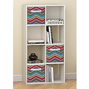 CoscoProducts Fabric Storage Bin, Chevron