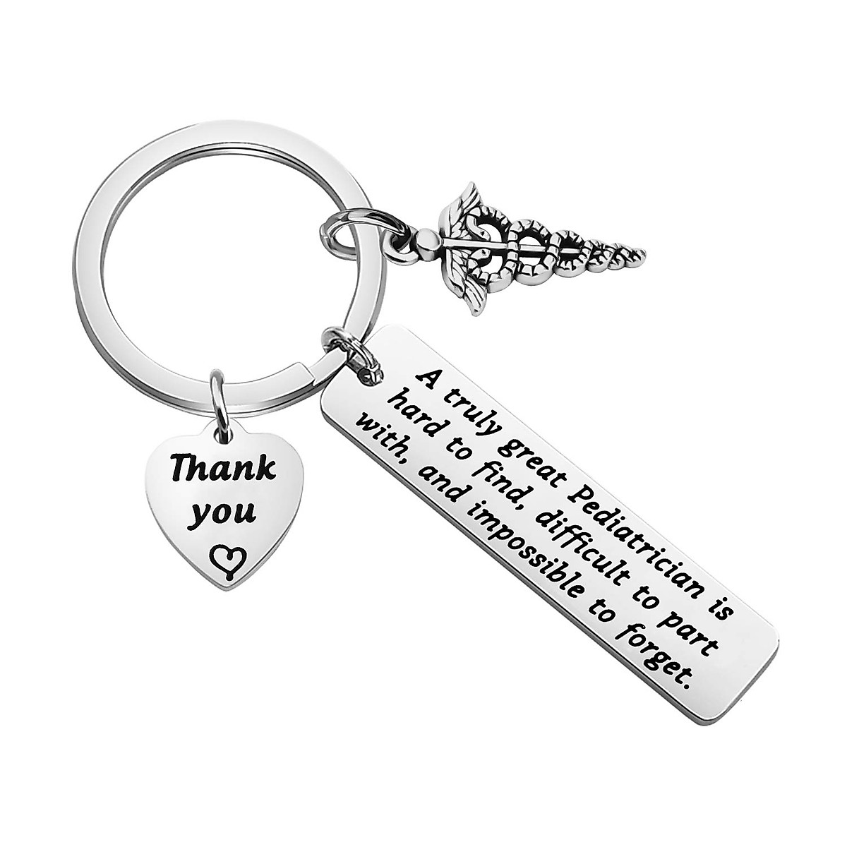 TGBJE Pediatrician Gift A Truly Great Pediatrician Is Hard To Find Keychain Thank You Gift Pediatric Nurse Gift Doctor Gift