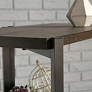 Sauder North Avenue Bookcase, L: 23.43" x W: 13.66" x H: 59.33", Smoked Oak Finish