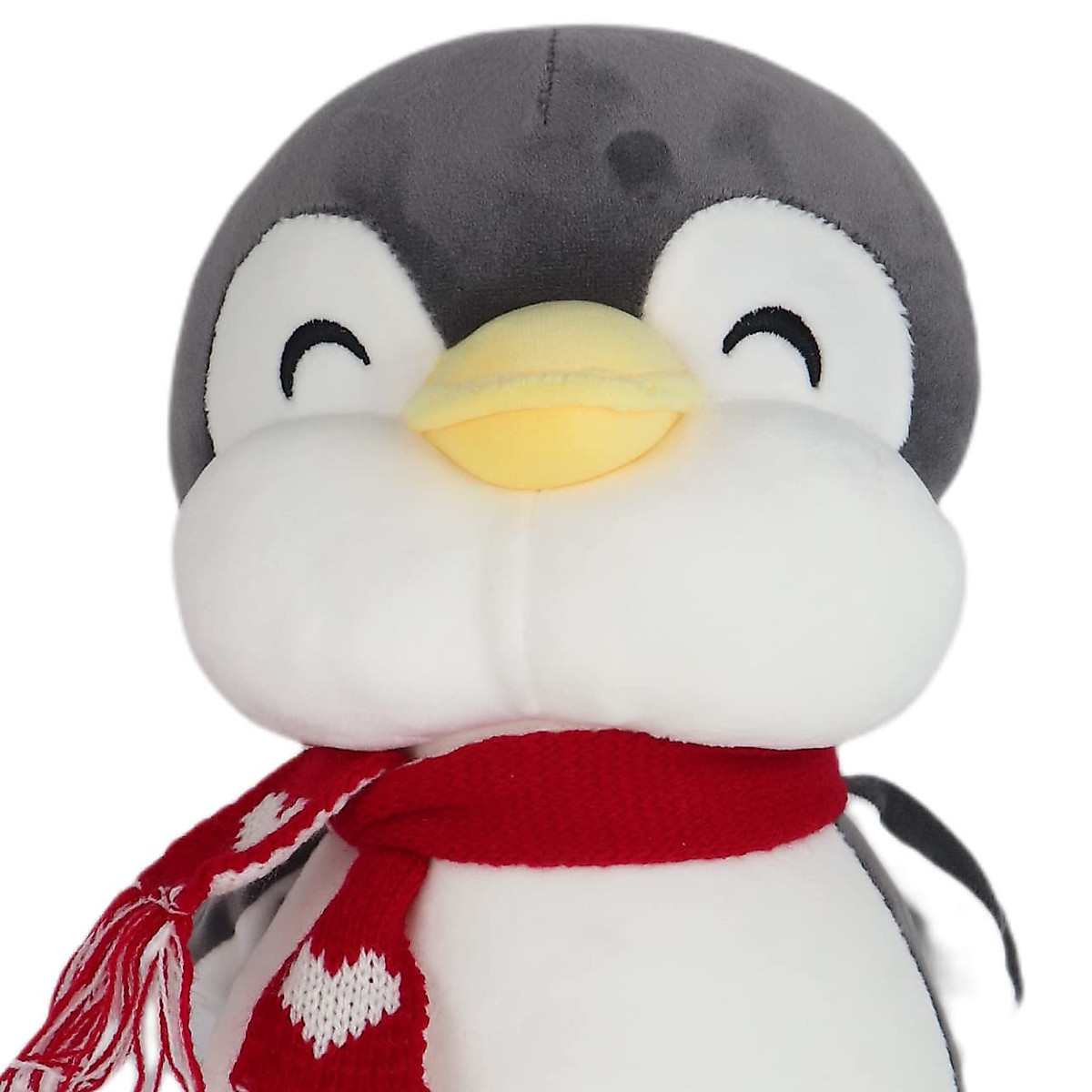 Selexa Pingy 12 inch Cute Gray Penguin Stuffed Animal; Plushie Bedtime Toy; Penguins Plush Toys for Valentines Day, Easter, Christmas; Plushies Gifts for Adults, Kids (Boys, Girls), Toddlers (3yrs+)
