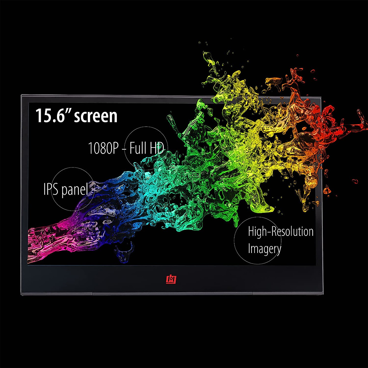 Deco Gear 15.6" 1920x1080 Portable Monitor, 60Hz, Touchscreen with 1-YR CPS Enhanced Protection Pack Bundle